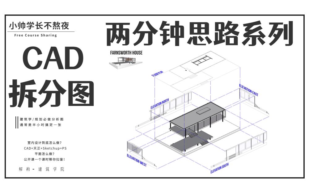 【CAD+Ps】拆分图的制作方式!