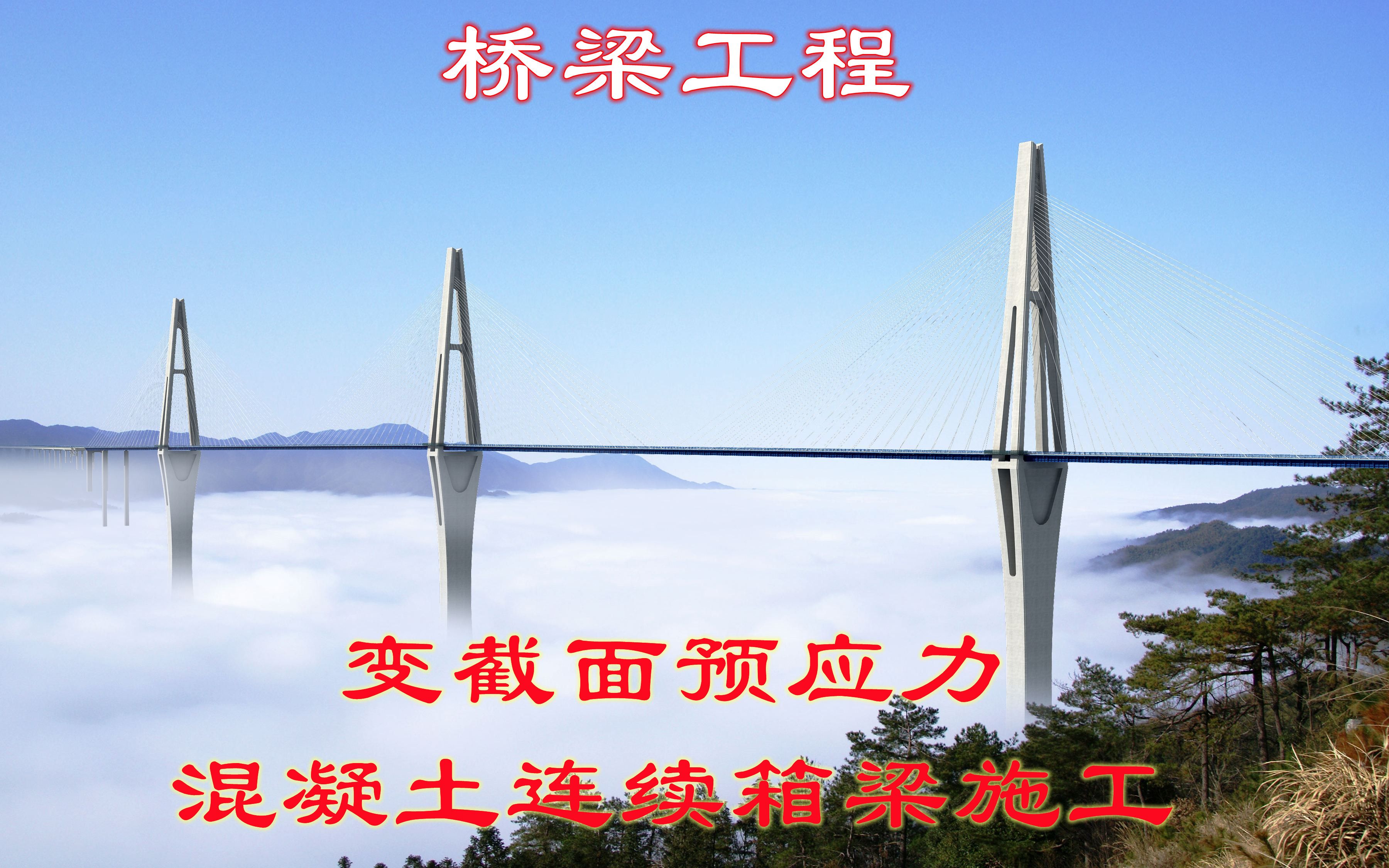 桥梁工程:变截面预应力混凝土连续箱梁施工全过程