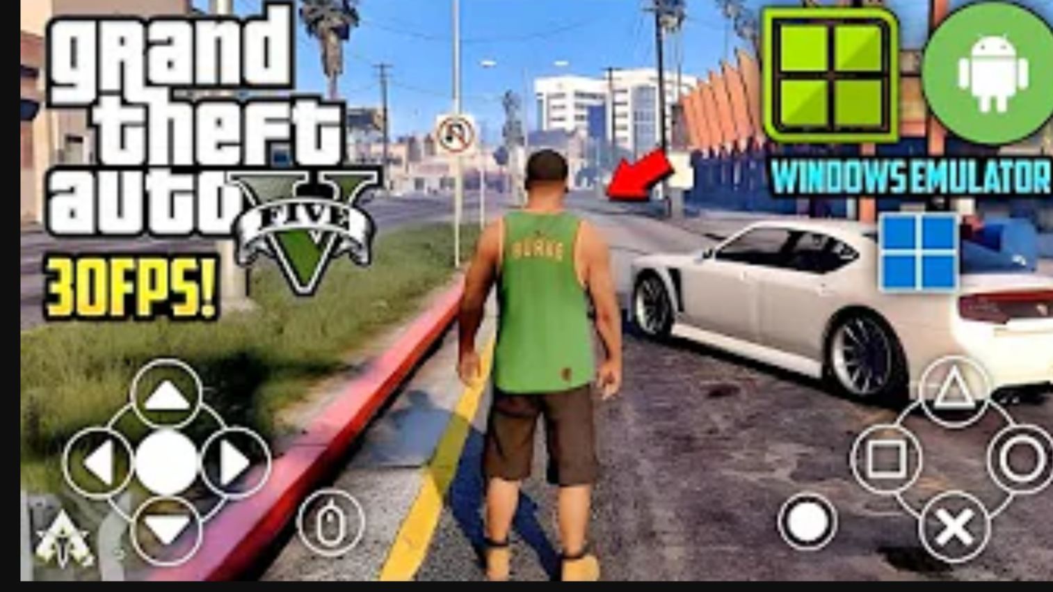 【中配】Winlator 安卓Windows模拟器Glibc版测试《侠盗猎车手GTA 5...