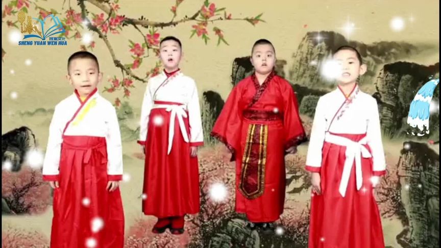 我爱古诗词#少儿语言表演