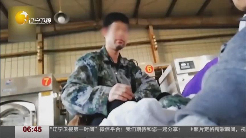 酒店白床单清洗全过程,带血床单与毛巾一起洗!