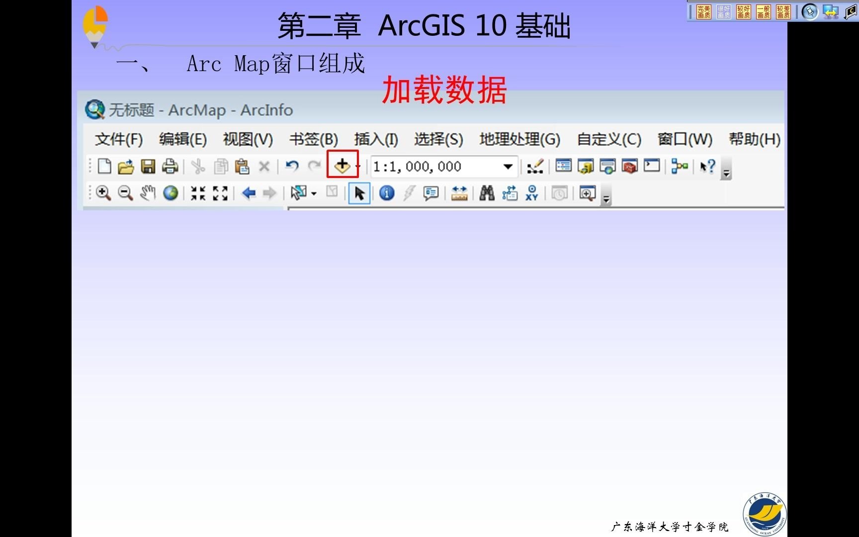 2.ArcGIS10基础(ArcMap操作简介)