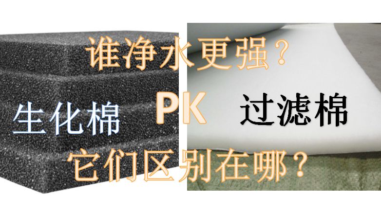 鱼缸过滤棉和生化棉使用方法不同,净水效果也不同,你用对了吗?