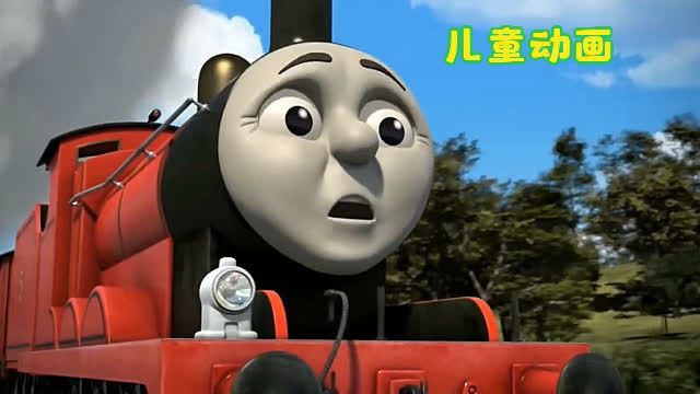 儿童火车动画,托马斯出了点意外,需要去检修一下