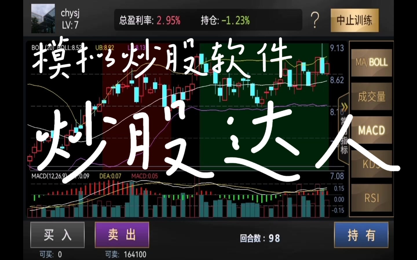 模拟炒股软件 炒股达人 玩来玩去资金还是原地踏步