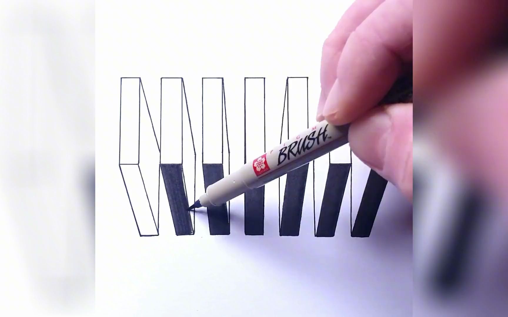 3D立体画也能这么简单的画出来?