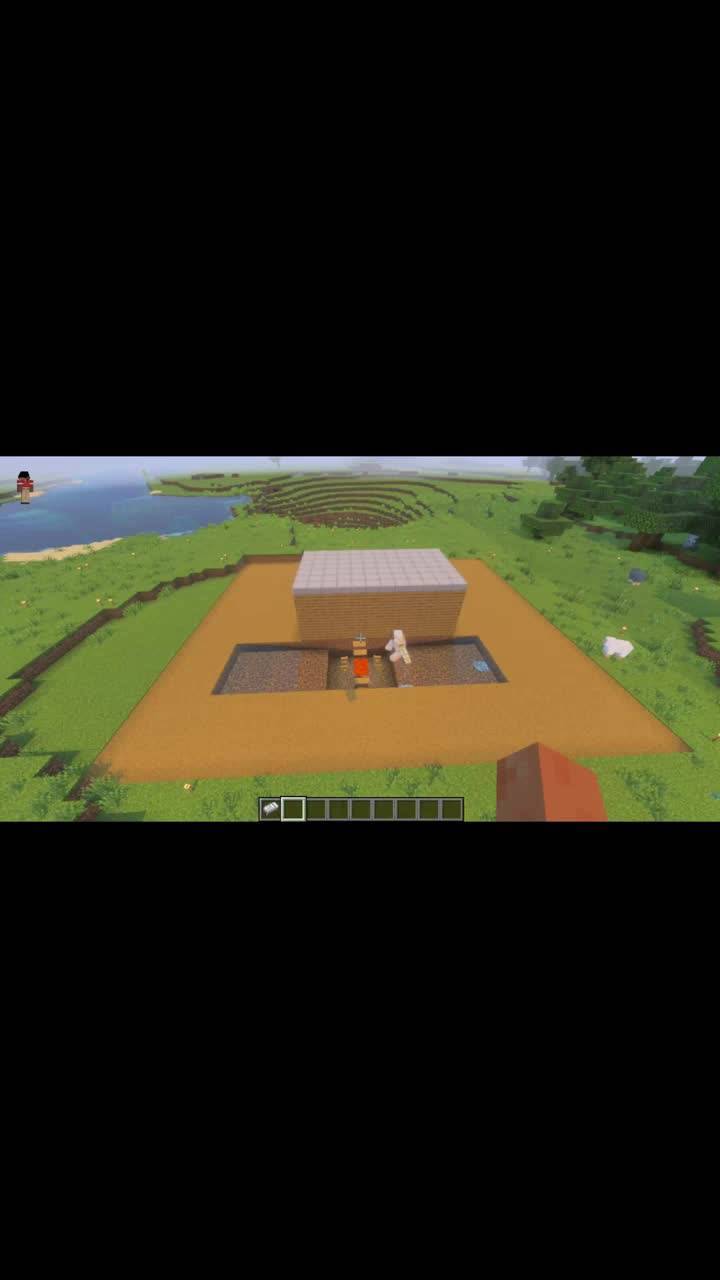 我的世界:2分钟学会制作一个网易和基岩版通用的刷铁机