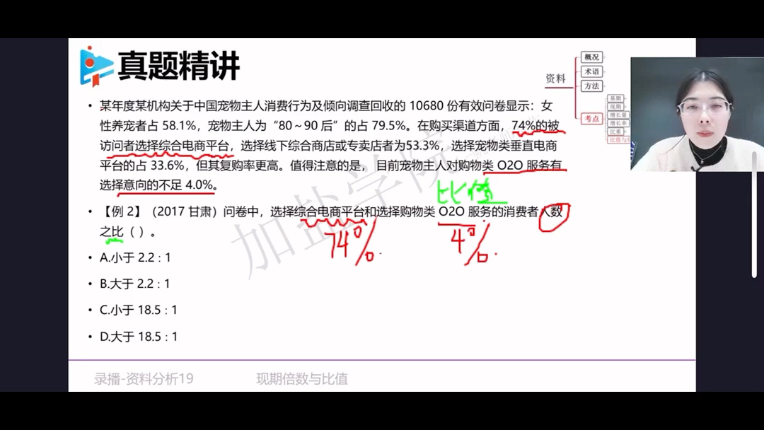 资料分析19 现期倍数