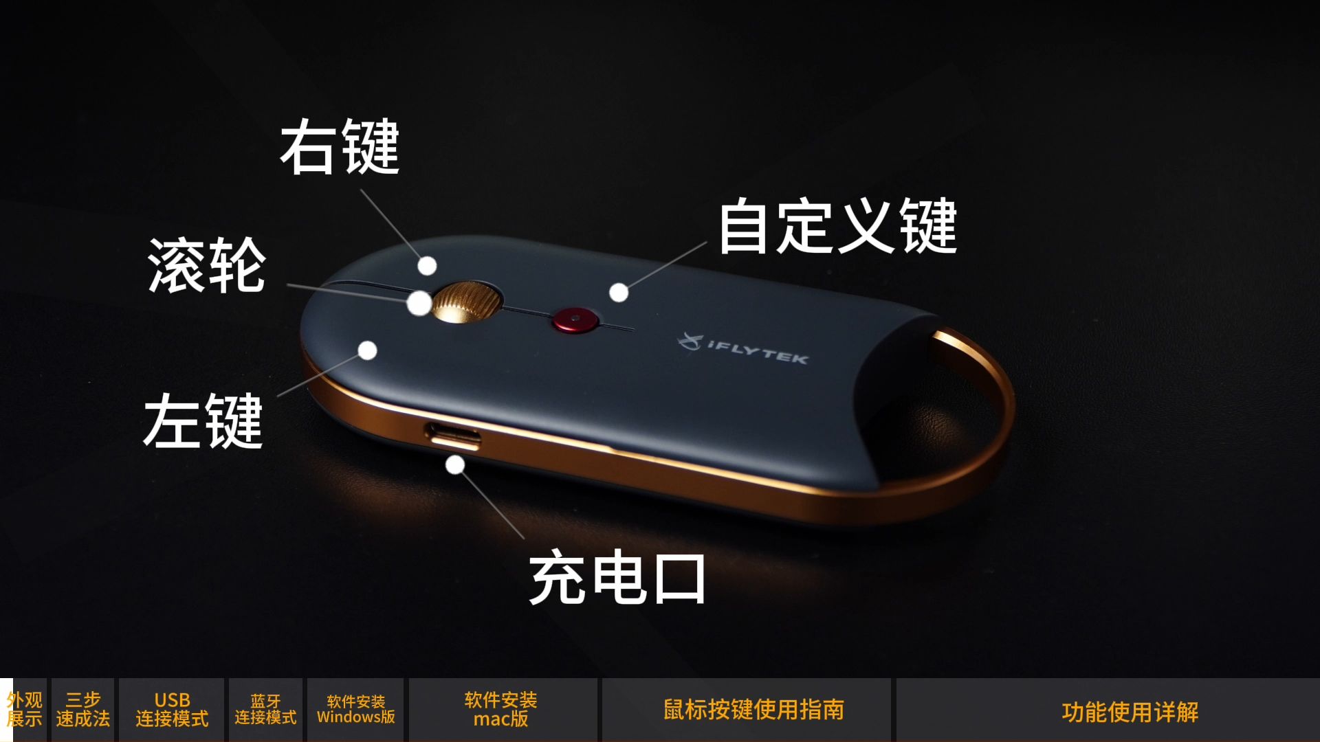 科大讯飞AI鼠标—M610星火版使用视频完整版教程来了,快来一起看看吧!