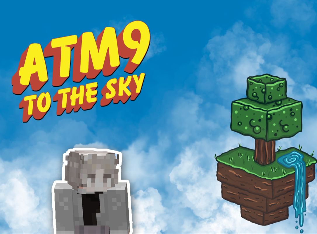 开局就送豪华大别墅的空岛!?ATM9 Sky 我的世界 第一期_单机游戏...