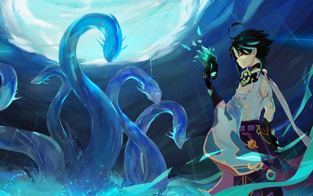 【原神×我的世界】如何在MC里用魈打秘境挑战?用指令在MC里还原...