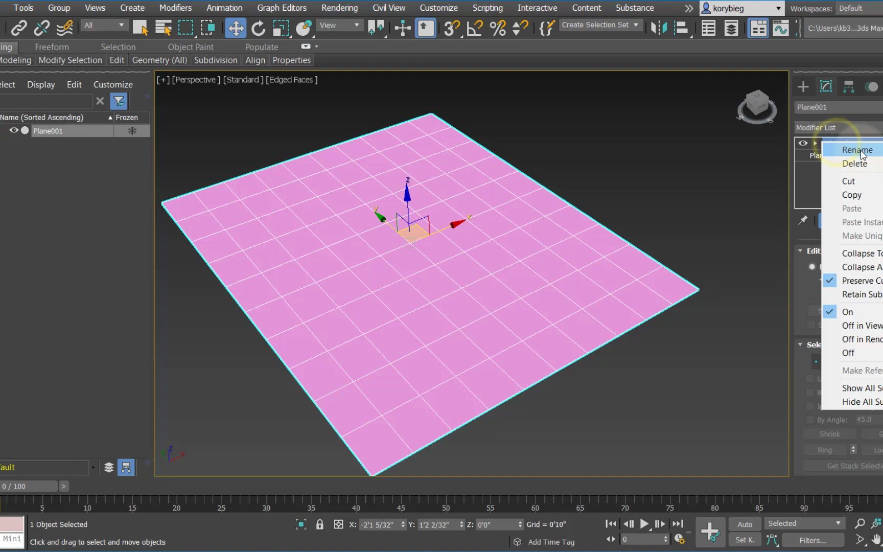 3DMax 教学:编辑多边形修改器