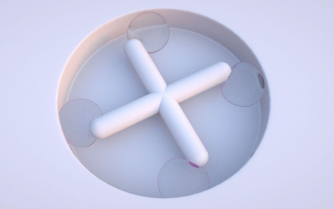 【c4d教程】安静旋转的透明软球动画