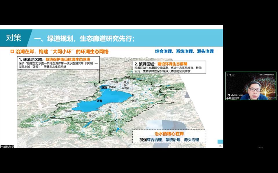 风景园林的生态贡献 | 昆明滇池生态绿道规划建设探索 | 刘华 | 首届LA...