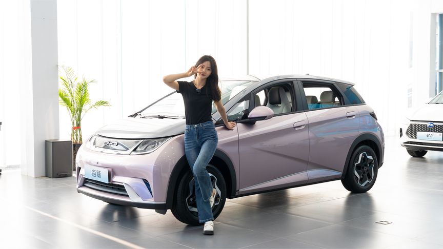 比亚迪给我们上了一课!10多万的电动车,海豚居然这么强?