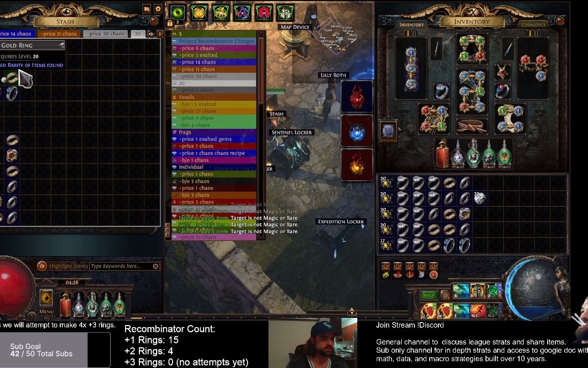 【流放之路】3.18 怎么用珠宝重组器 生产+1球 戒指 简单枯燥How to ...