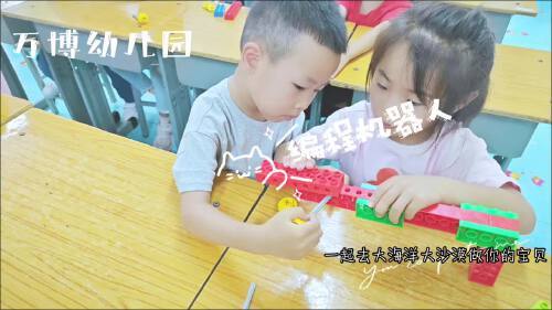 搭建未来,编程积木启智之旅,幼儿园编程课