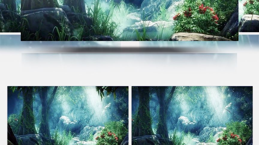 梦幻森林动态视频
