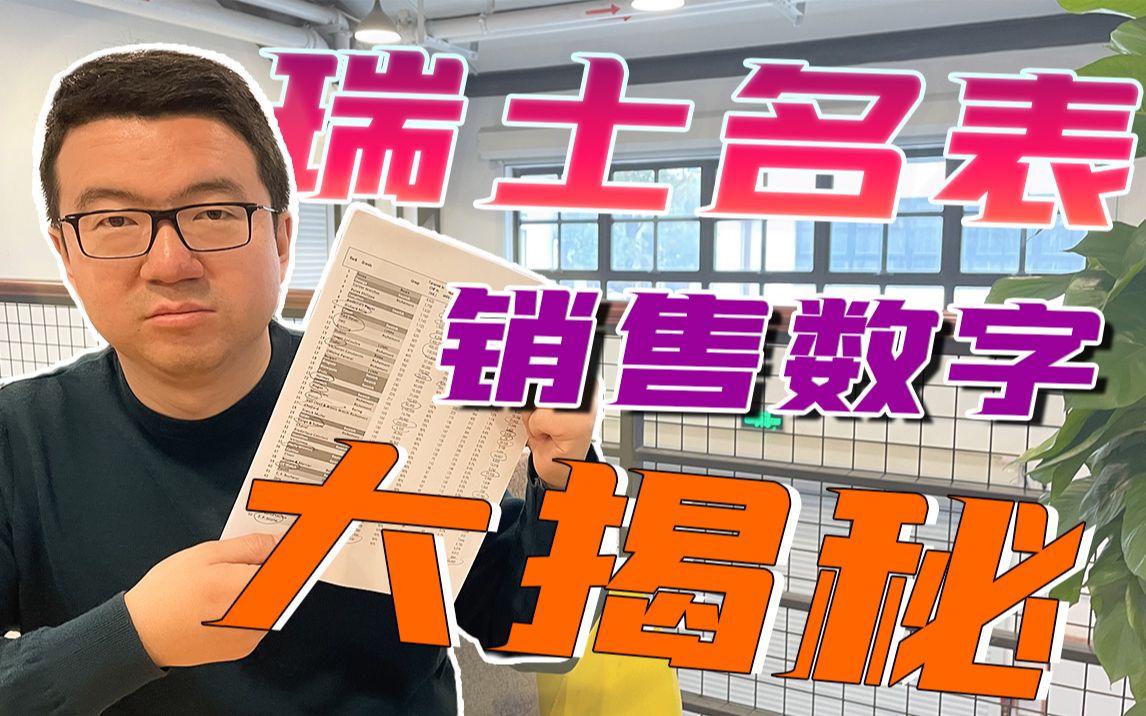 2020年谁最赚钱?瑞士名表全球销售数字大揭秘!