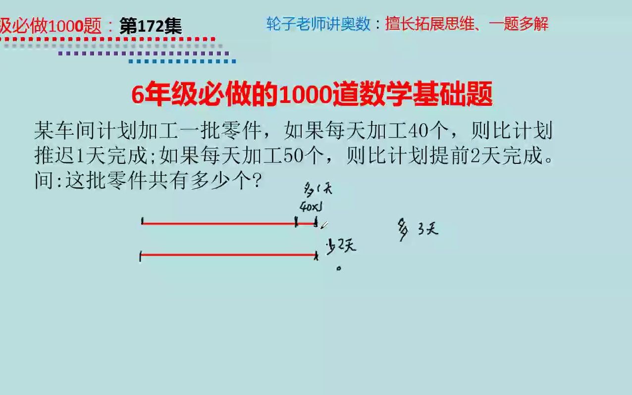 6年级:工程问题和路程问题其实是可以完全相通的!