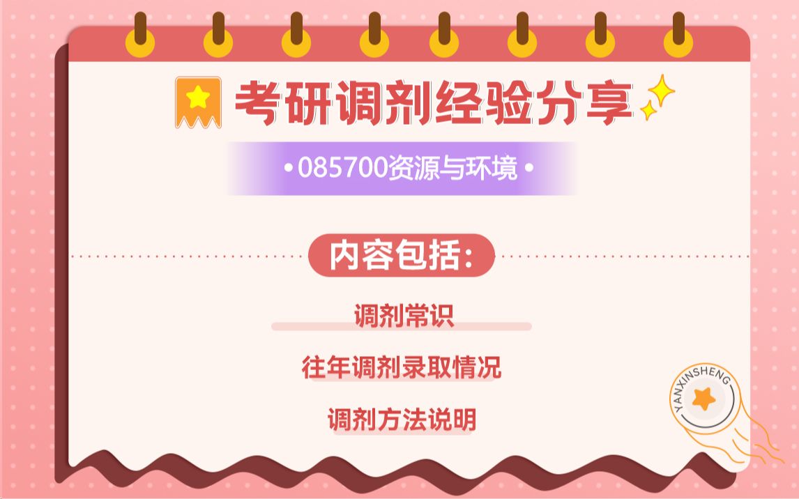 资源与环境专业调剂成功上岸方法!含近三年调剂情况汇总分析!
