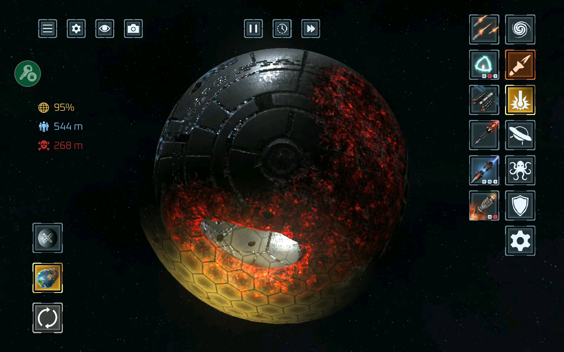 星球毁灭模拟器机械星球护盾bug