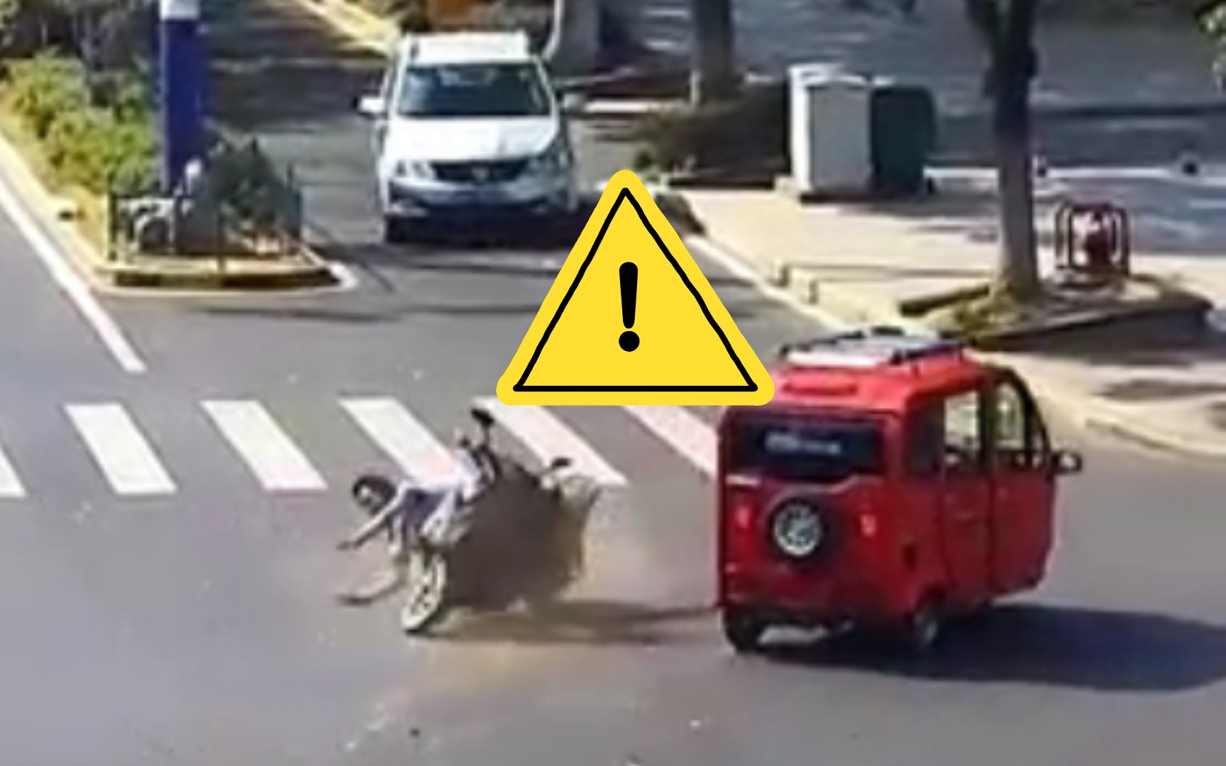 闯红灯电瓶车撞上老头乐,这稀泥该怎么和?