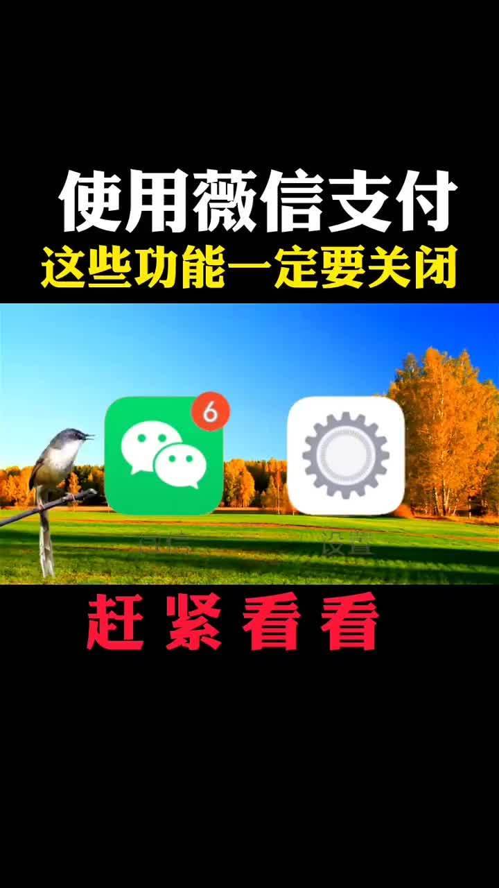 微信支付一定要关闭的功能
