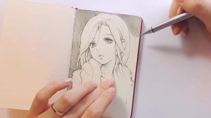 看牛人教你如何用自动铅笔画画，再导入PS上色，真是美翻了！