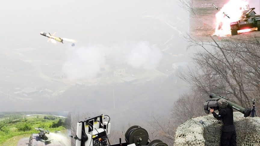 韩国最新反坦克精确制导导弹测试成功:具备攻顶能力