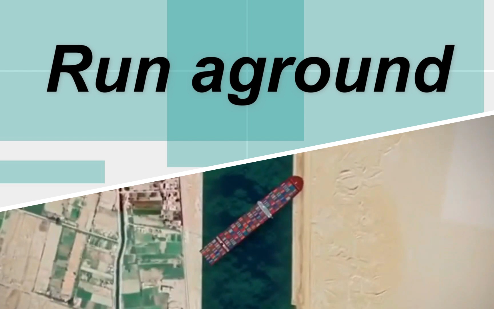 【考研英语】"Run aground" | 这条船出了什么问题