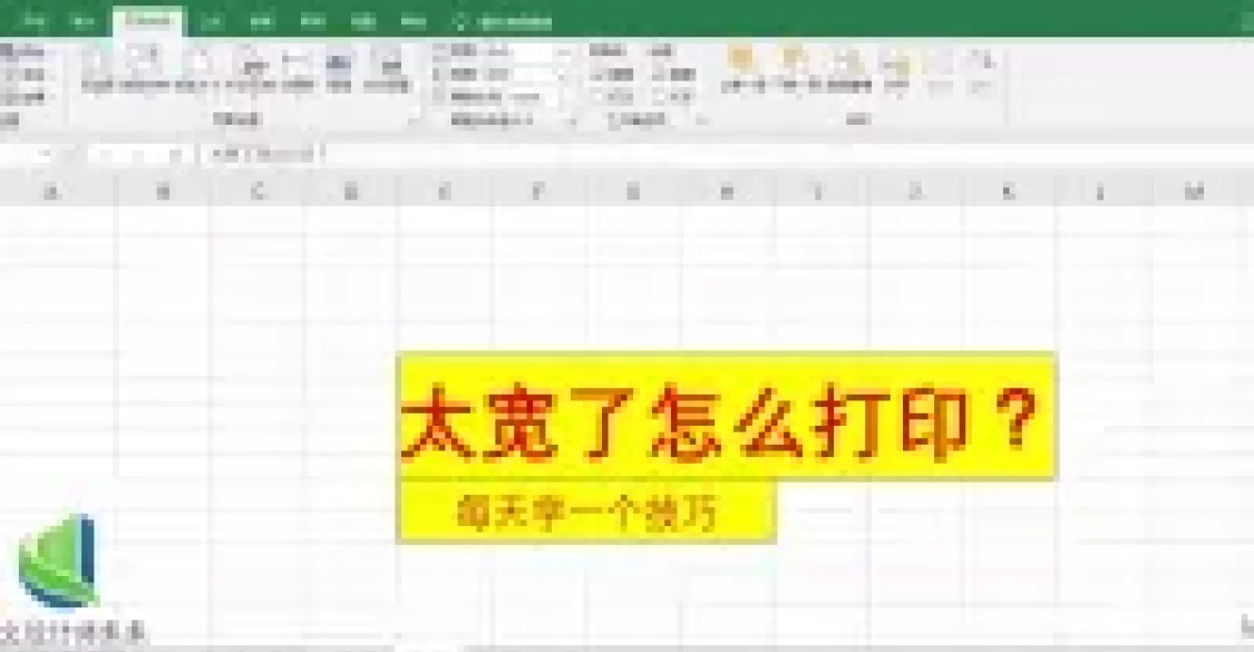 Excel表格太宽如何打印,在家也能涨知识,一起来学吧