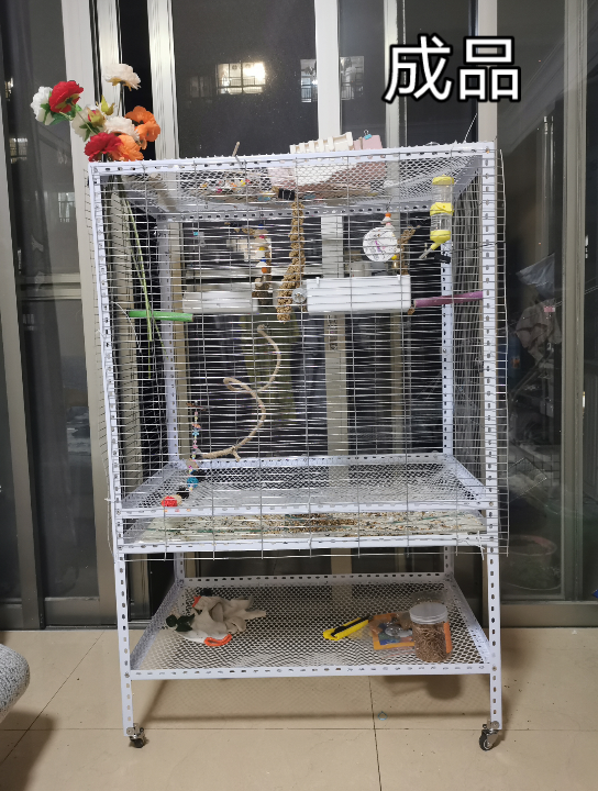 一百块的预算做一个超大鸟笼