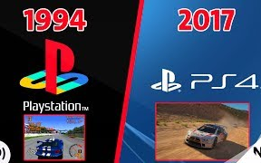 游戏画面进化史 - Evolution of PlayStation PS1, PS2, PSP, PS3, PS ...