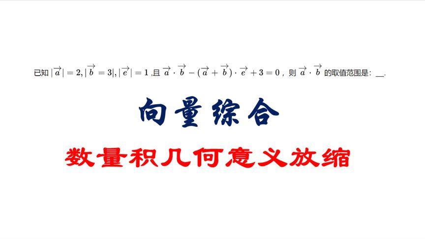基于向量数量积几何意义的放缩思路