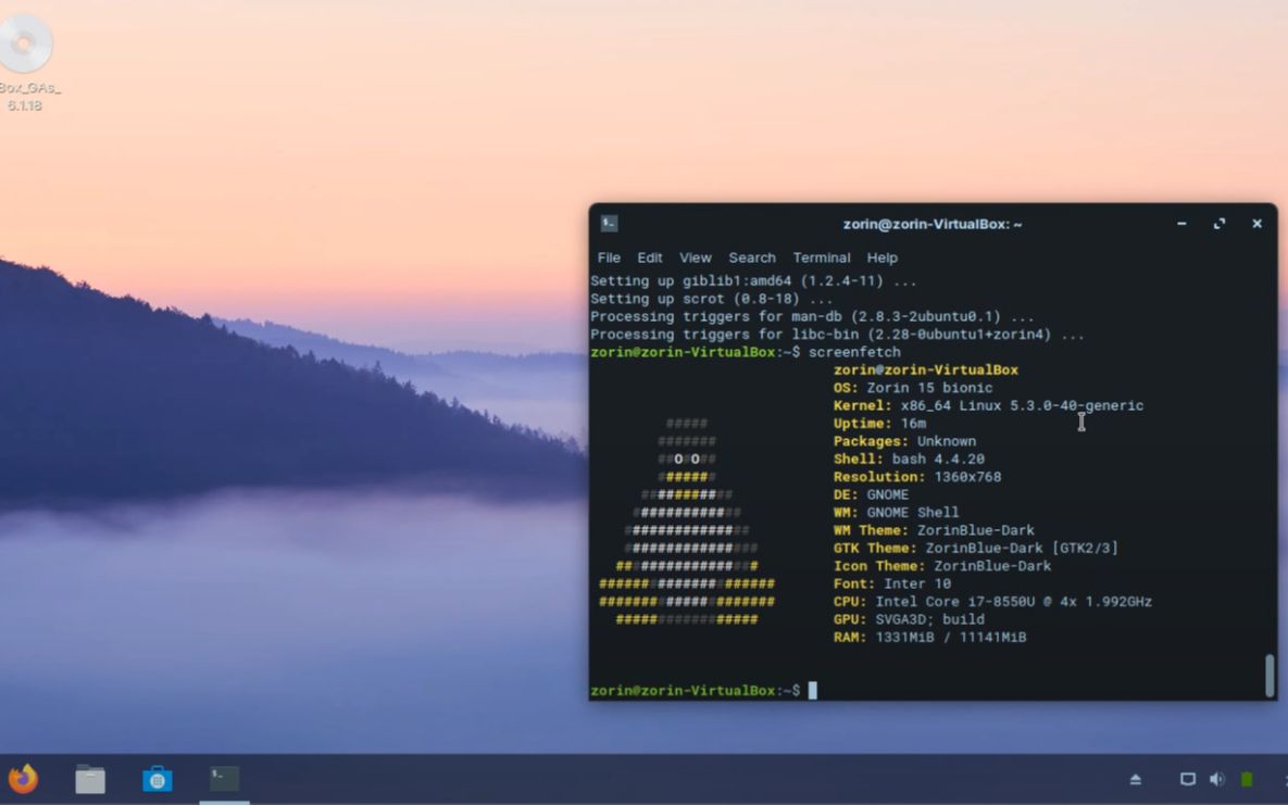 Zorin OS,好看开箱即用的linux发行版,可以像windows,也可以像mac os