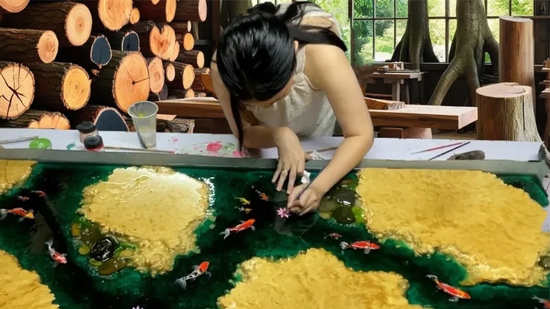 实木餐桌太贵!农村小伙花100买木料自己做,成本低价格却好到爆