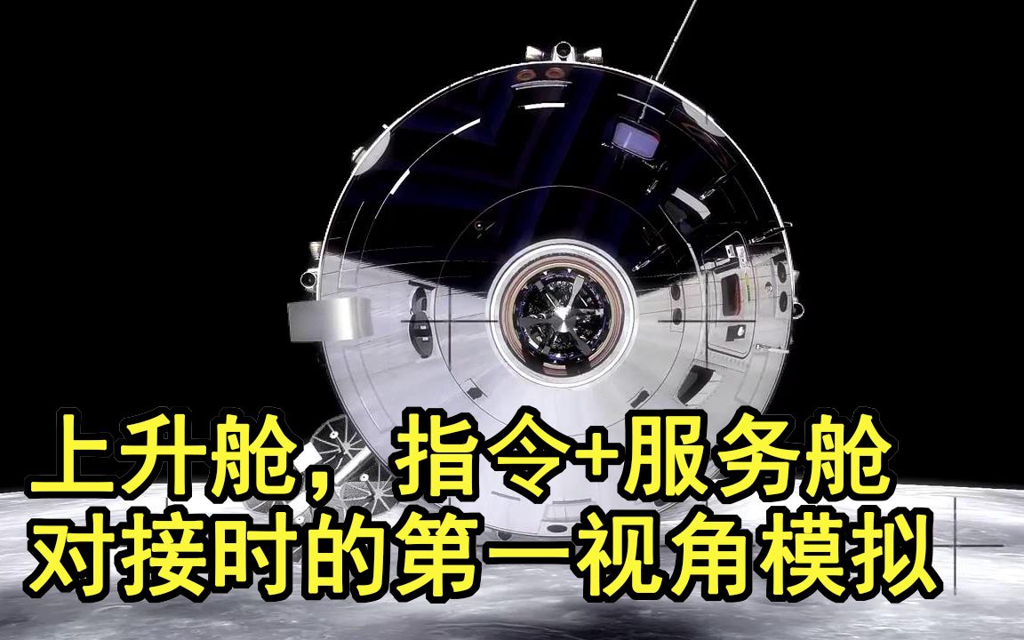 登月后怎样飞回来的:阿波罗11号,上升舱,指令+服务舱,对接时的第一...