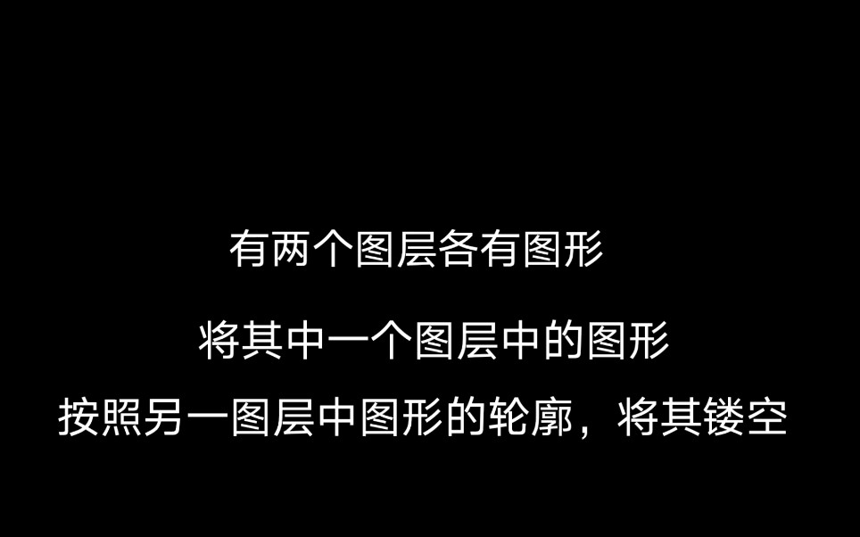 【procreate绘制】图层选择+橡皮擦的巧用,图层镂空