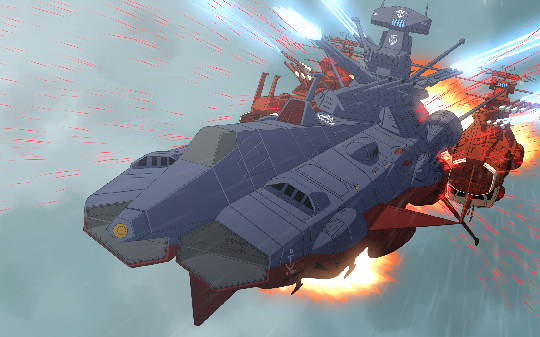 PS1:さらば 宇宙戦艦ヤマト中的地球舰队(部分)