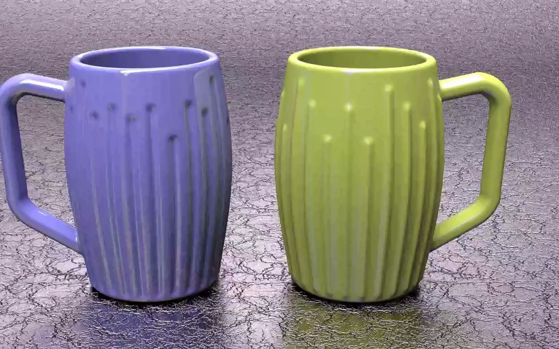 C4D个性马克杯建模+keyshot渲染教程