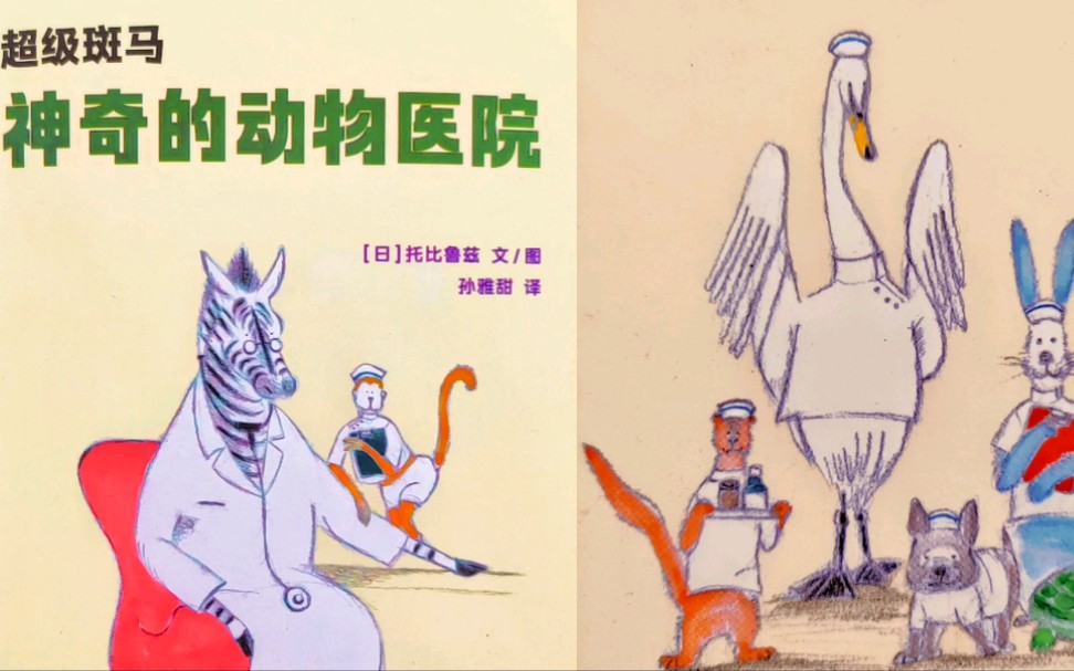 有声绘本故事|超级斑马《神奇的动物医院》小学生桥梁书