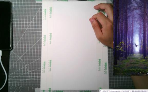 《油画棒》紫色森林原速视频教程