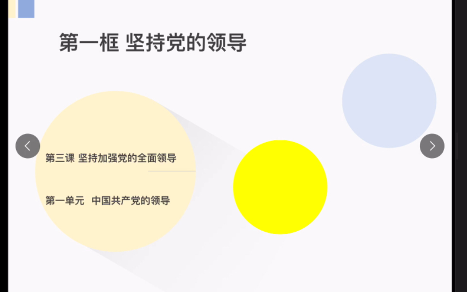 3.1坚持党的领导