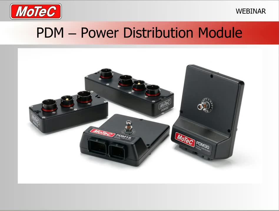【英语】MoTeC PDM系列配电模块使用教程