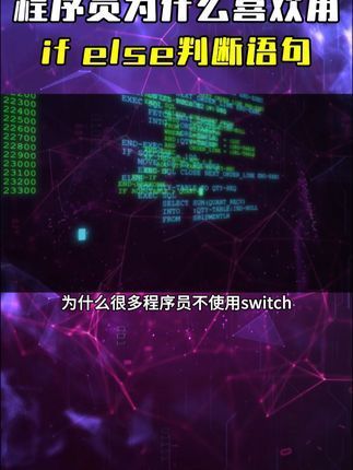 程序员为什么喜欢用if else判断语句
