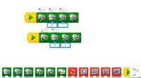 乐高wedo2.0编程技巧1: 如何用程序分别对两个电机进行编程?