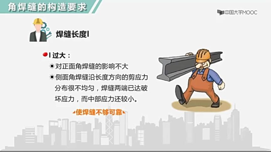 第二十四讲 角焊缝的构造和受力分析(3)#教育培训 #在线学习