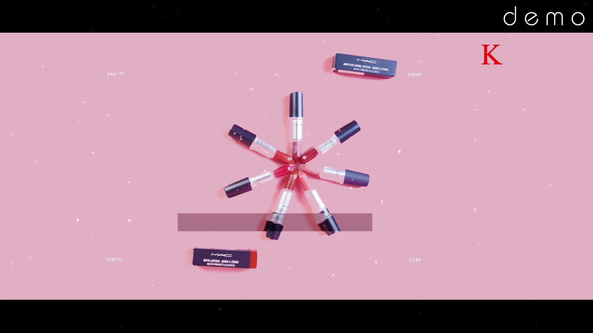 MAC口红 广告片 demo