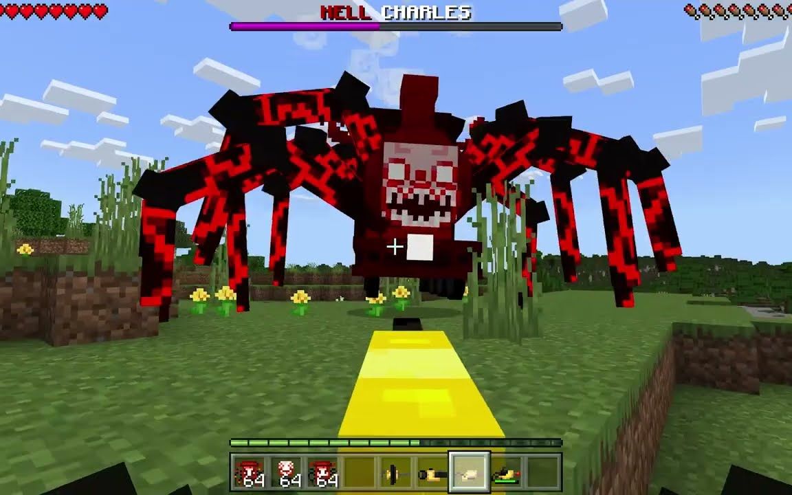 我的世界基岩版全新小火车查尔斯模组_哔哩哔哩bilibili_我的世界_实况...